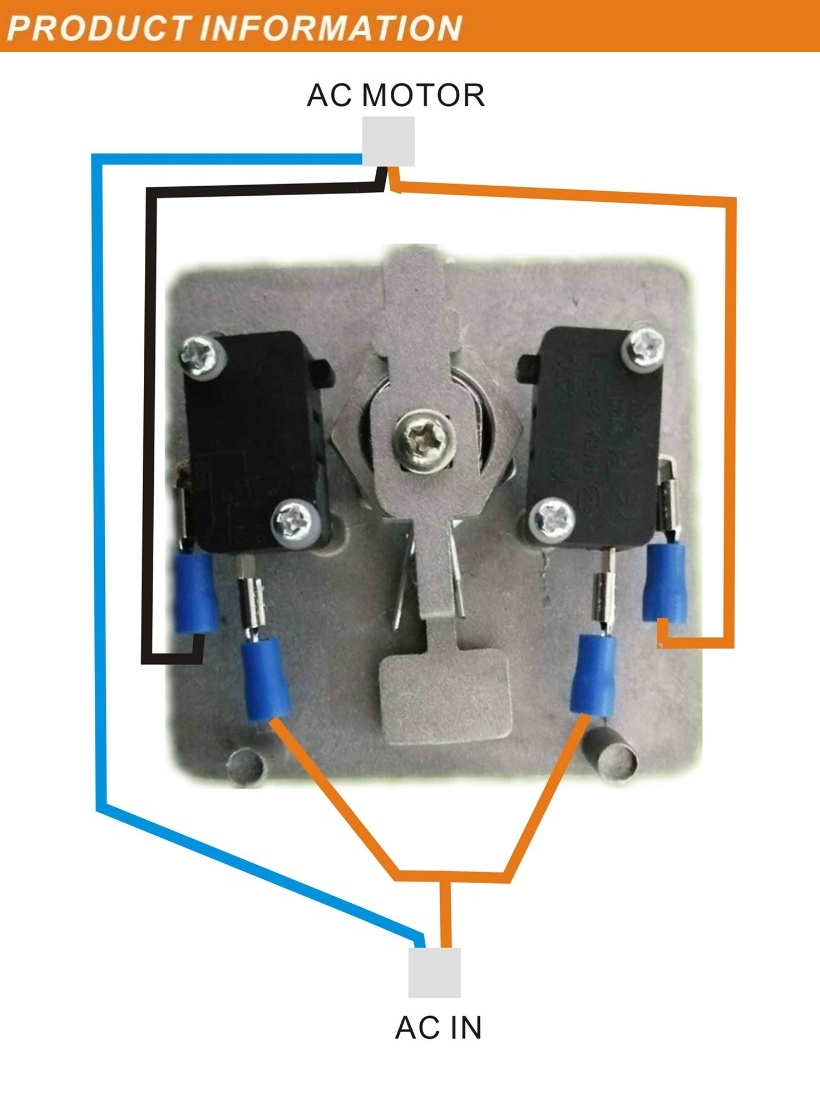 AC507-01 roller shutter motor mechanical manual key switch somfy